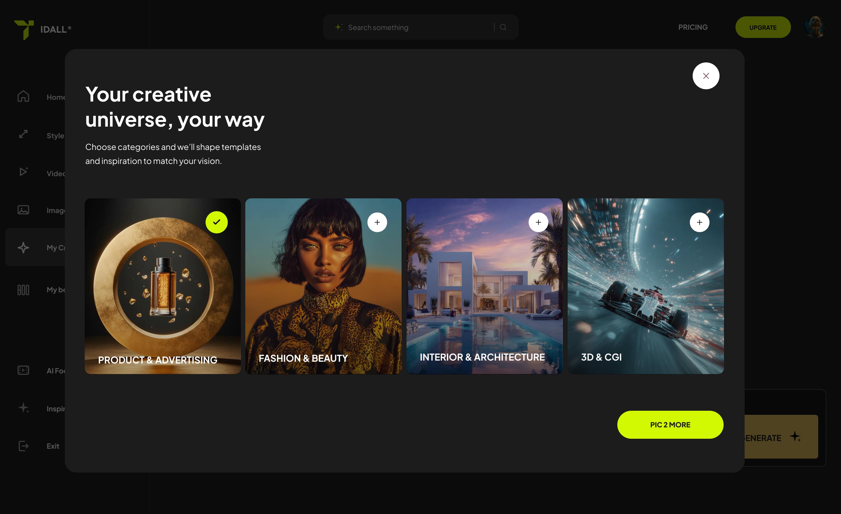 IDALL.ai — AI Image & Video Generator | Create Professional Content with AI